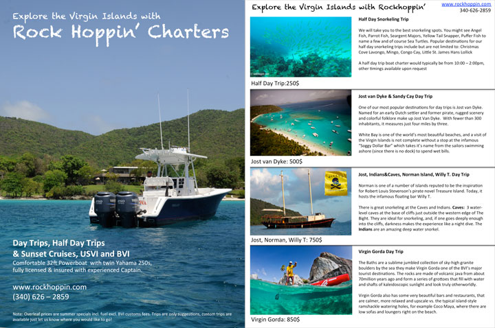 Download Rockhoppin Boat Charter Flyer – Rockhoppin' Adventures
